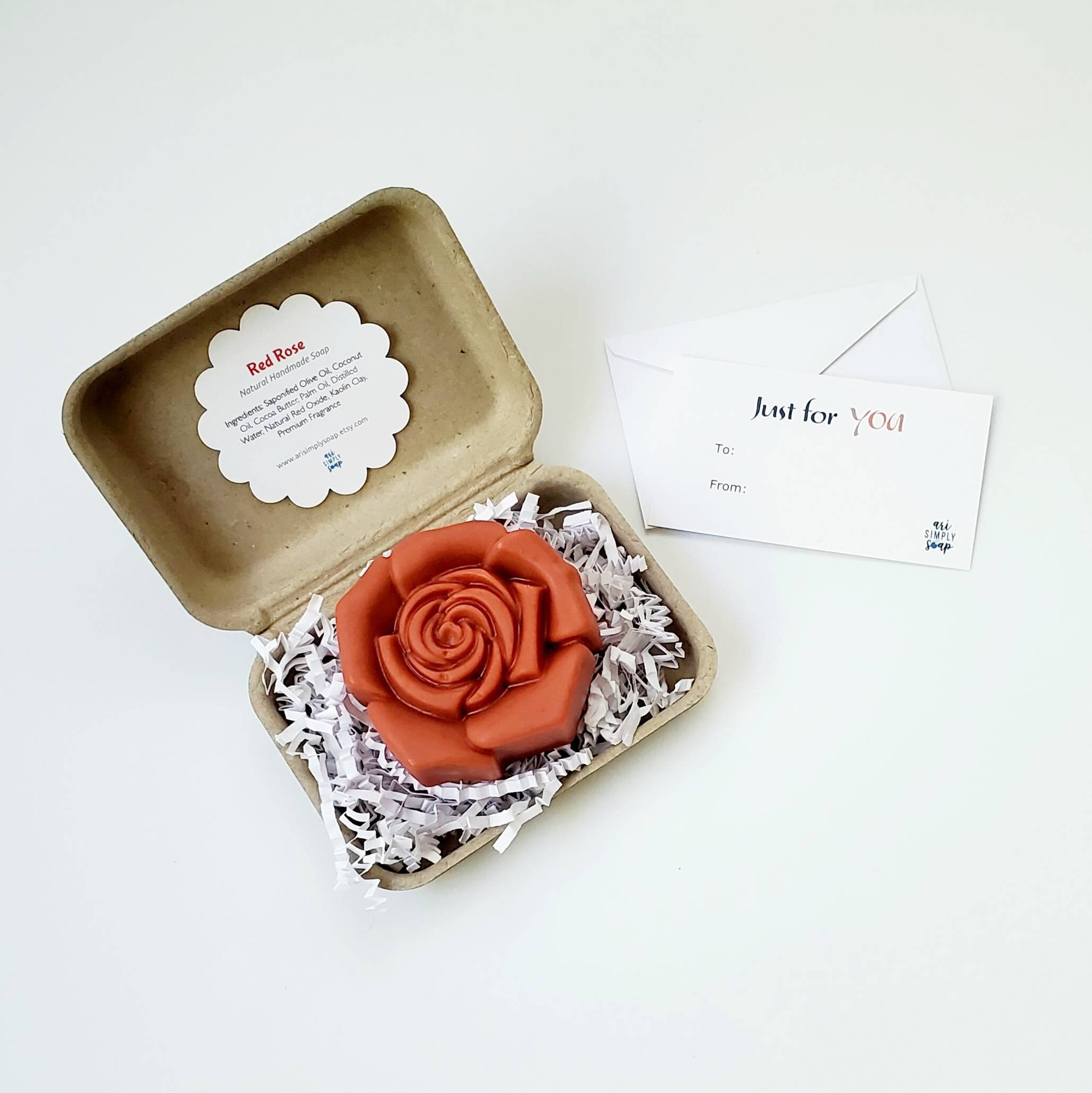 Rose Natural Soap, Vegan Soap, Rose Soap Gift Box, Handmade Soap ...