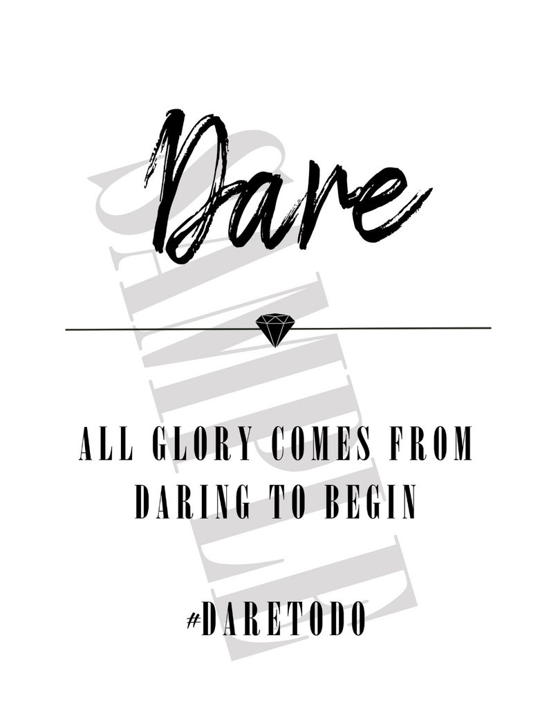 Set of 6 Motivational Quotes 8.5 X 11 Wall Decor - Etsy