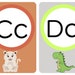 Animal Alphabet Flash Cards Preschool Learning Cards | Animal Alphabet ...