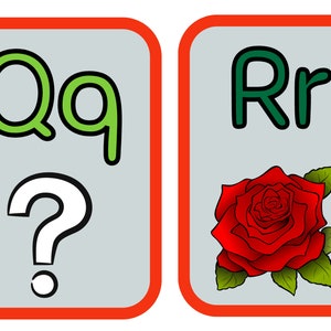 ABC FLASHCARDS With Illustration, Preschool Material, Letter ...