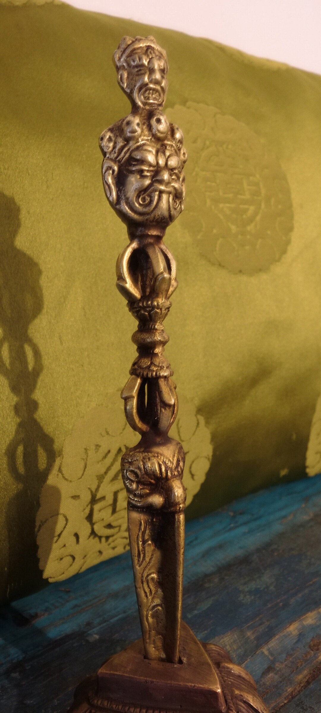 Tibet KHATVANGA Guru Rinpoche Wand a Black Magic Wand From - Etsy