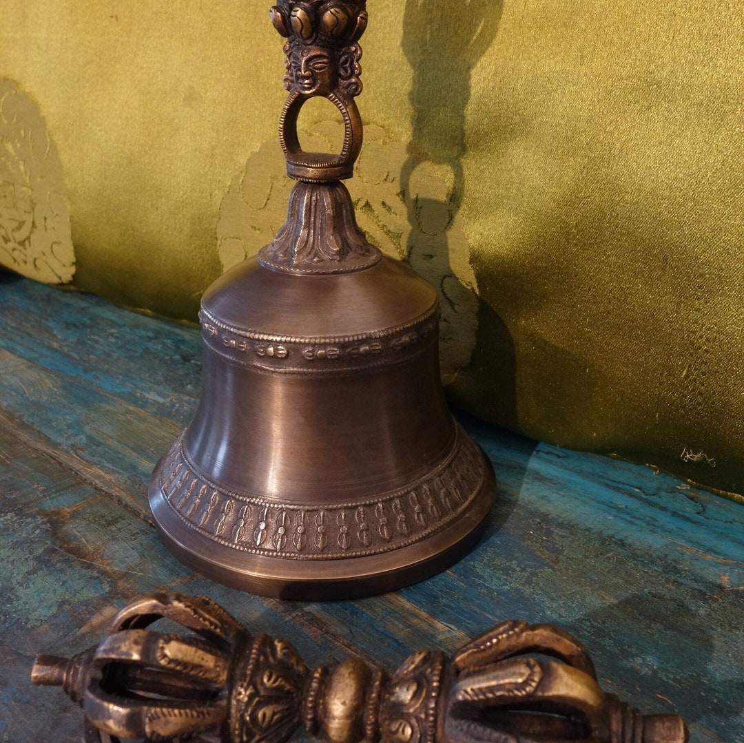 Gorgeous Very Fine Tibet. Temple Bell /gantha Dorje, Great Sound - Etsy