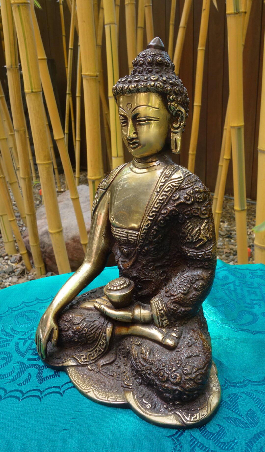Original OLD Very FINE Sakyamuni Buddha Statue From Nepal 2,3 Kilo - Etsy