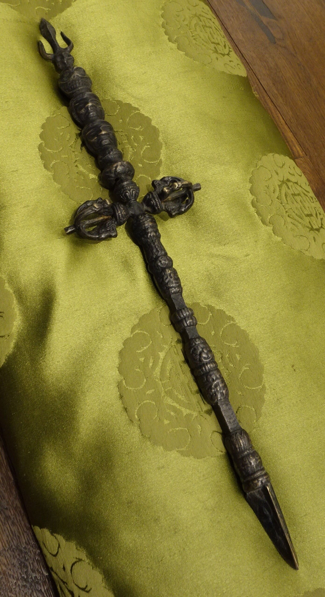 Tibet KHATVANGA Guru Rinpoche Wand, a Black Magic Wand From Nepal - Etsy
