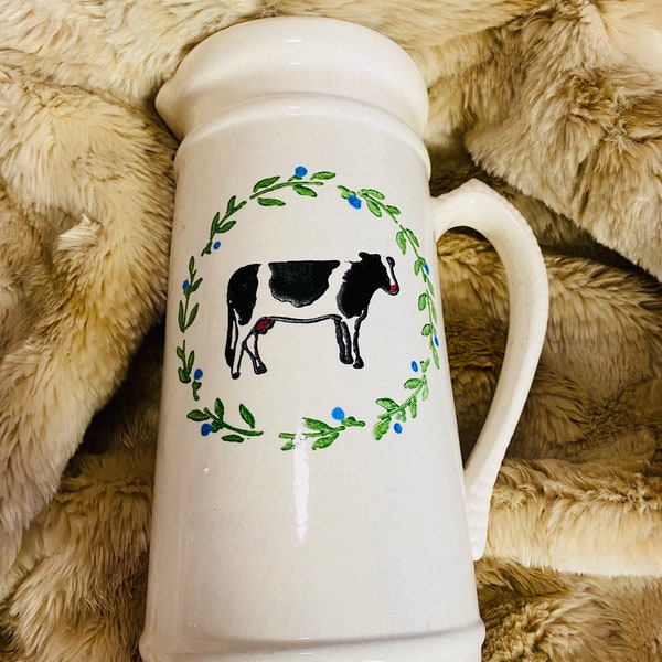 Cow Pitcher - Etsy