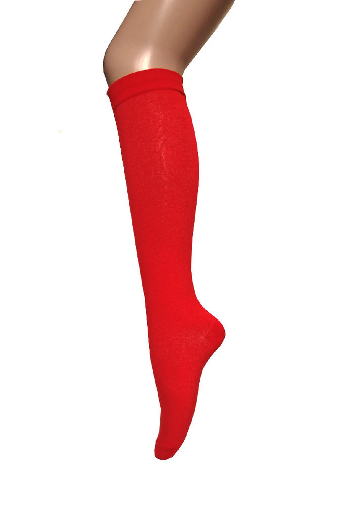 Women and Girls Solid Color Knee High Uniform Athletics Skirts Costume ...