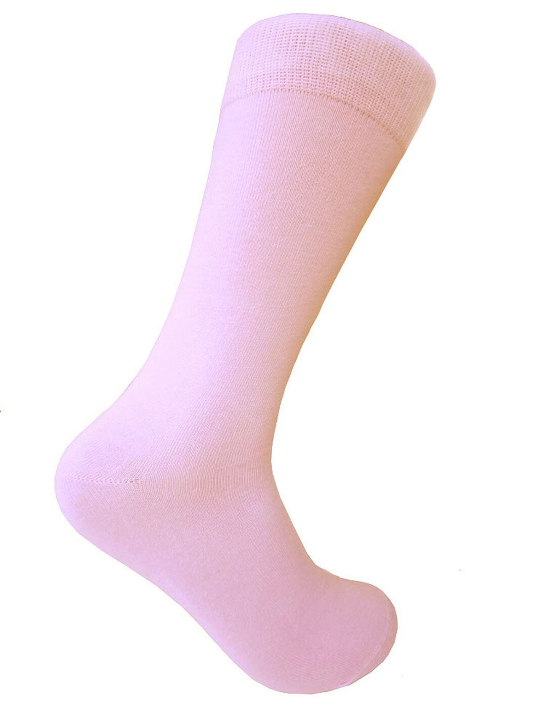 Men's Light Pink Solid Color Dress Socks - Etsy