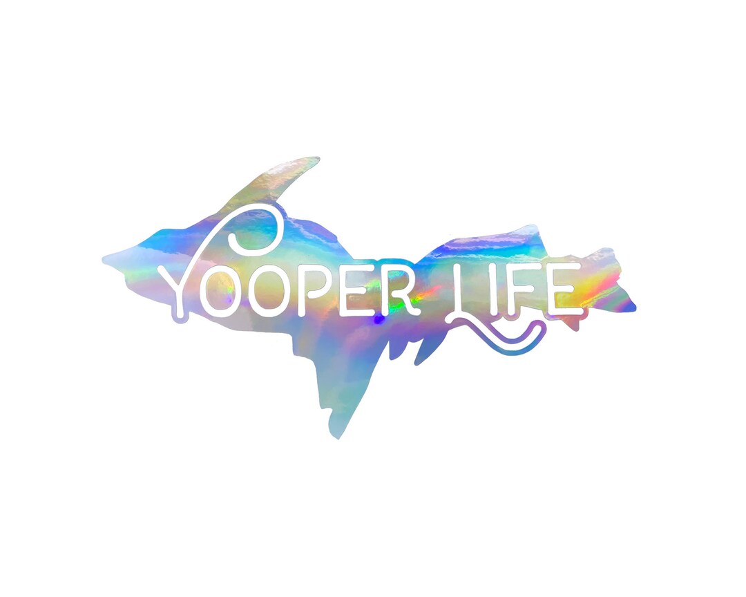 Yooper Life Car Decal, Upper Michigan Sticker, U.P. Gift for Yooper ...