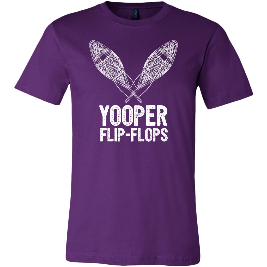 Yooper Flip Flops Shirt Unisex Funny Upper Michigan T-shirt Yooper Gift ...