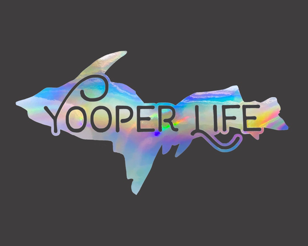 Yooper Life Car Decal, Upper Michigan Sticker, U.P. Gift for Yooper ...