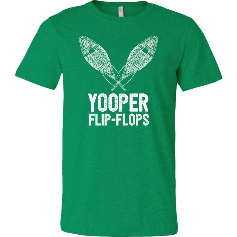 Yooper Flip Flops Shirt Unisex Funny Upper Michigan T-shirt Yooper Gift ...