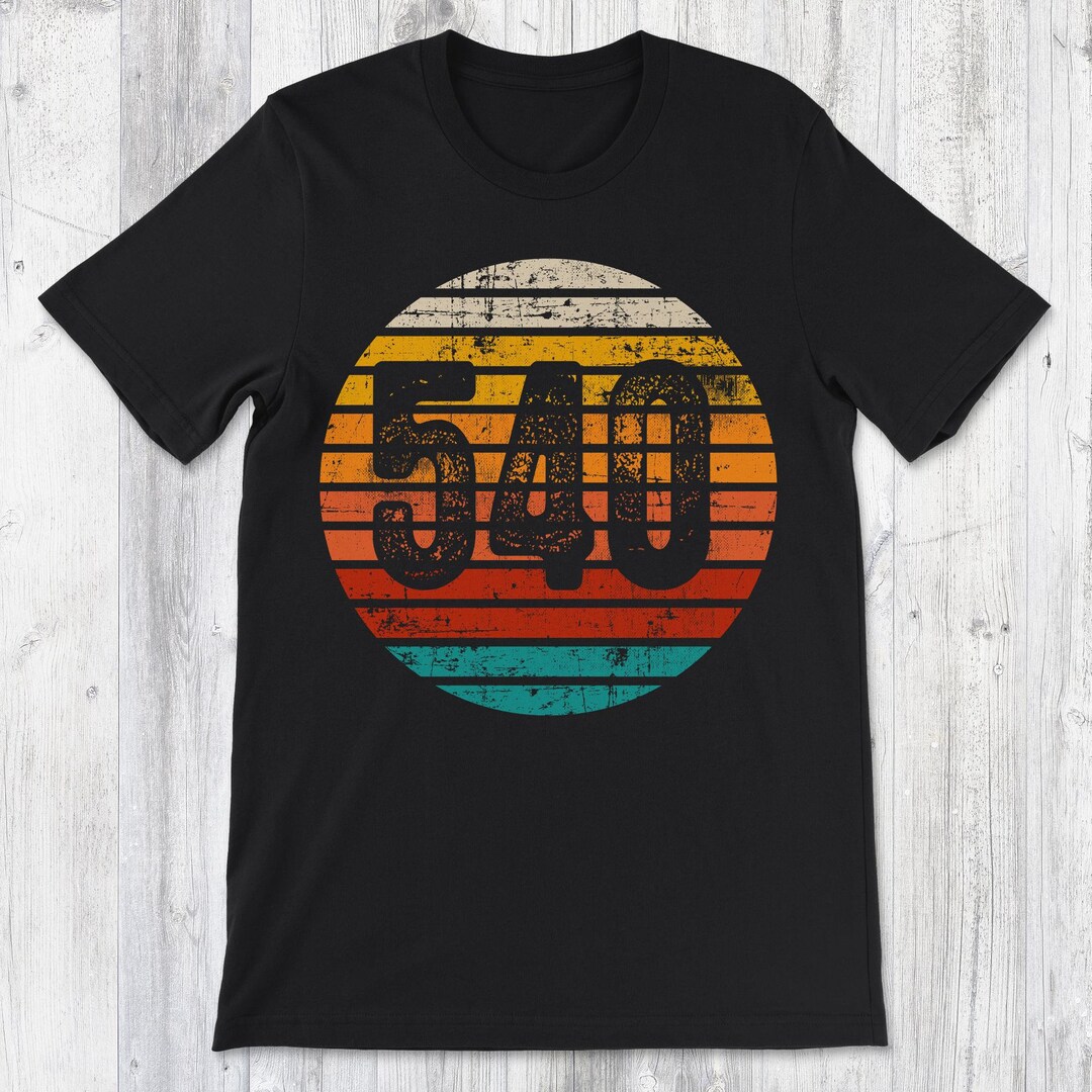 Distressed Vintage Sunset 540 Area Code Apparel - Etsy