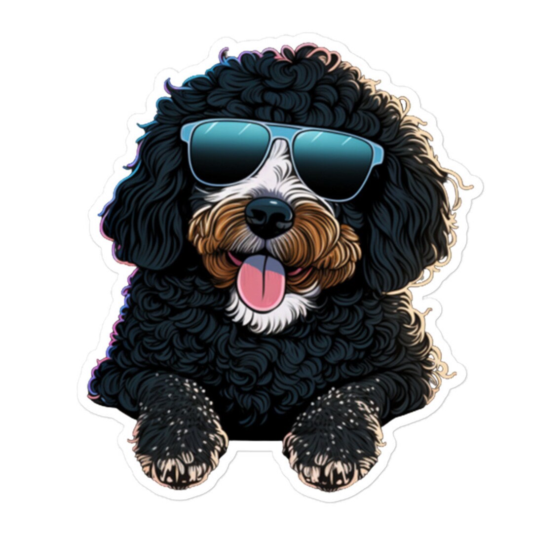 Bernedoodle Stickers | Cute and Adorable Puppy Decals for Laptops ...