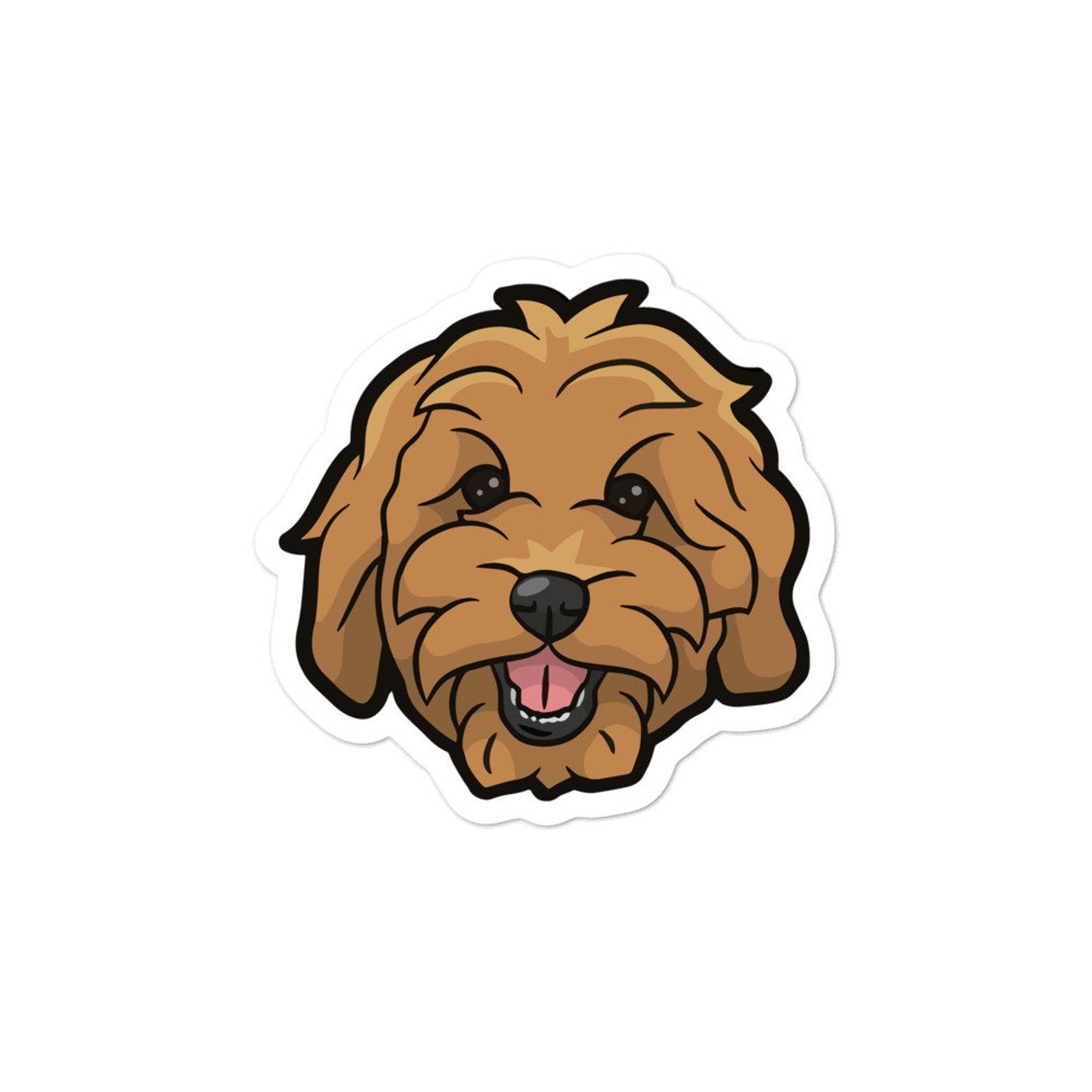 Goldendoodle Decal Goldendoodle Sticker Golden Doodle - Etsy