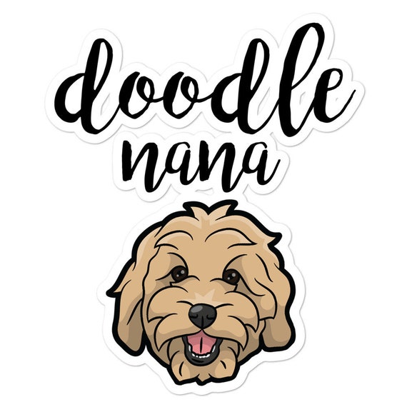 Paper & Party Supplies Goldendoodle Decal Goldendoodle Gift Golden ...