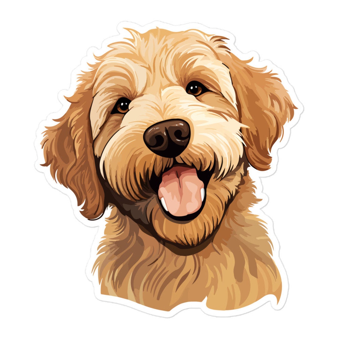 Goldendoodle Stickers | Cute and Adorable Puppy Decals for Laptops ...