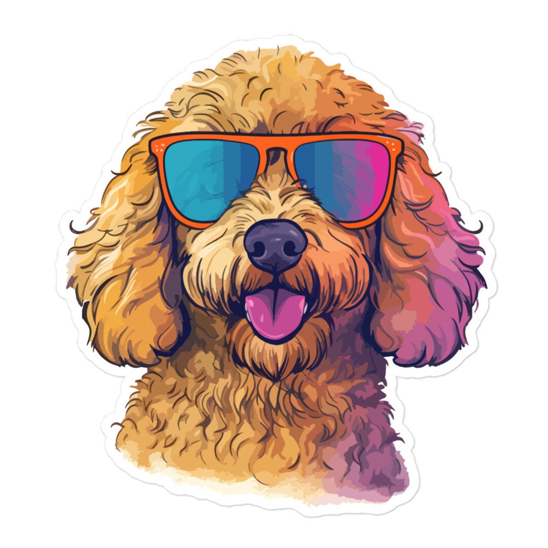 Goldendoodle Stickers | Cute and Adorable Puppy Decals for Laptops ...