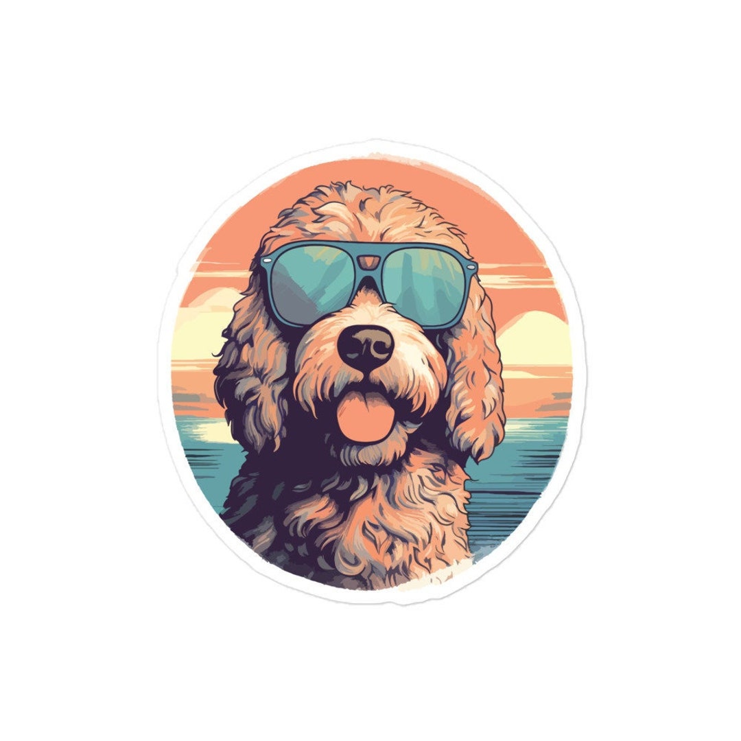 Goldendoodle Stickers | Cute and Adorable Puppy Decals for Laptops ...