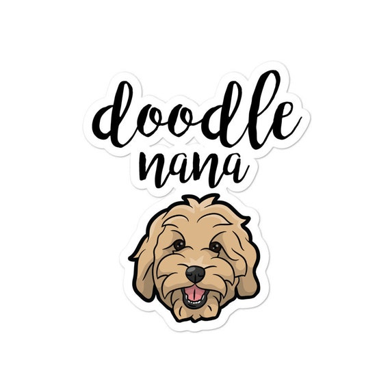 Paper & Party Supplies Goldendoodle Decal Goldendoodle Gift Golden ...