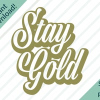 The Outsiders Stay Gold Ponyboy Png Digital File - Etsy