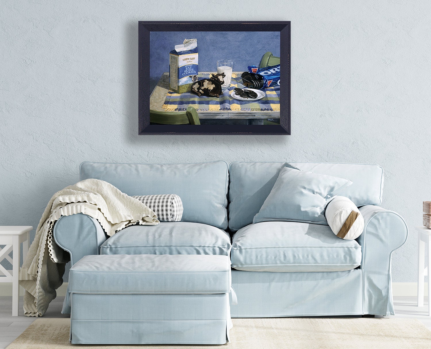 Eat More Cookies original Painting by Artist, Oreo Cookies, Food Wall ...