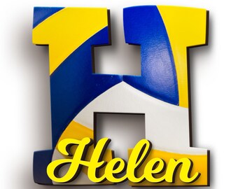 Netball Name Letters - Etsy New Zealand