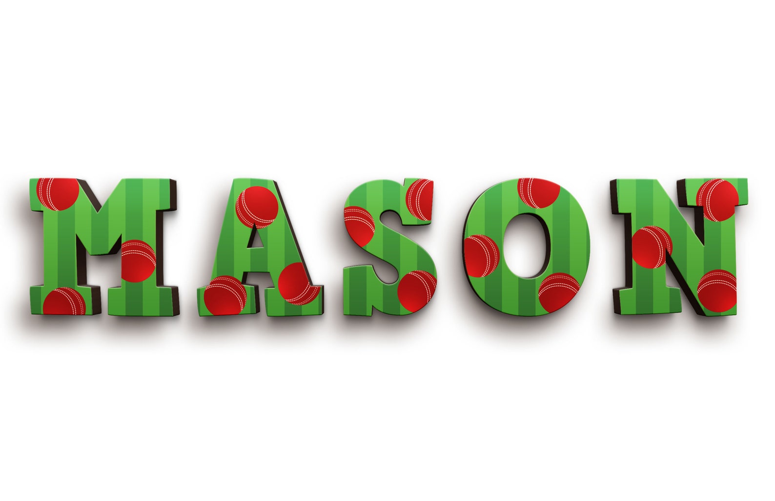 Cricket Font Sports Wooden Letters Cricket Pitch Background - Etsy