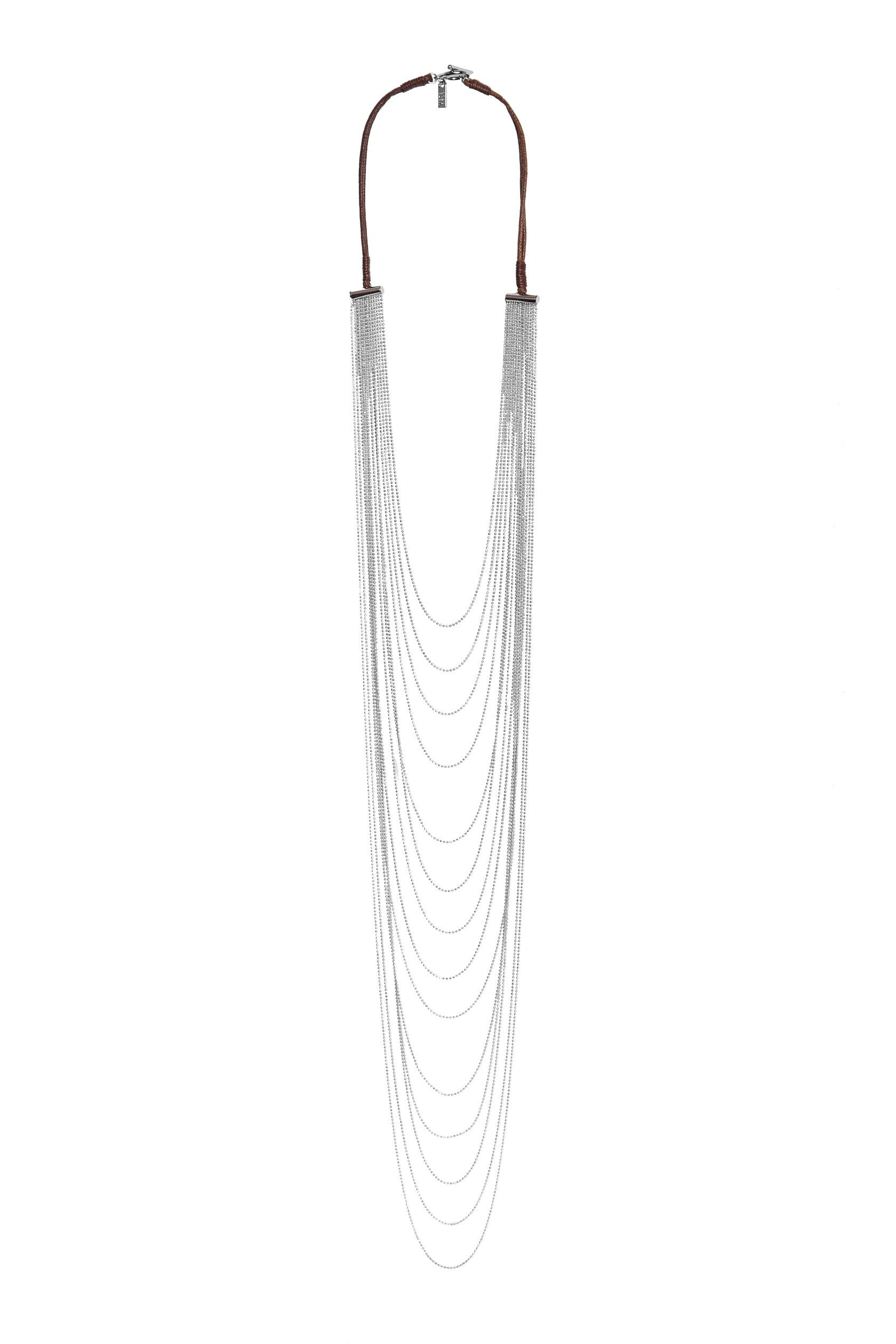 Silver Color Necklace Chainlet for Evening Dress Wedding - Etsy