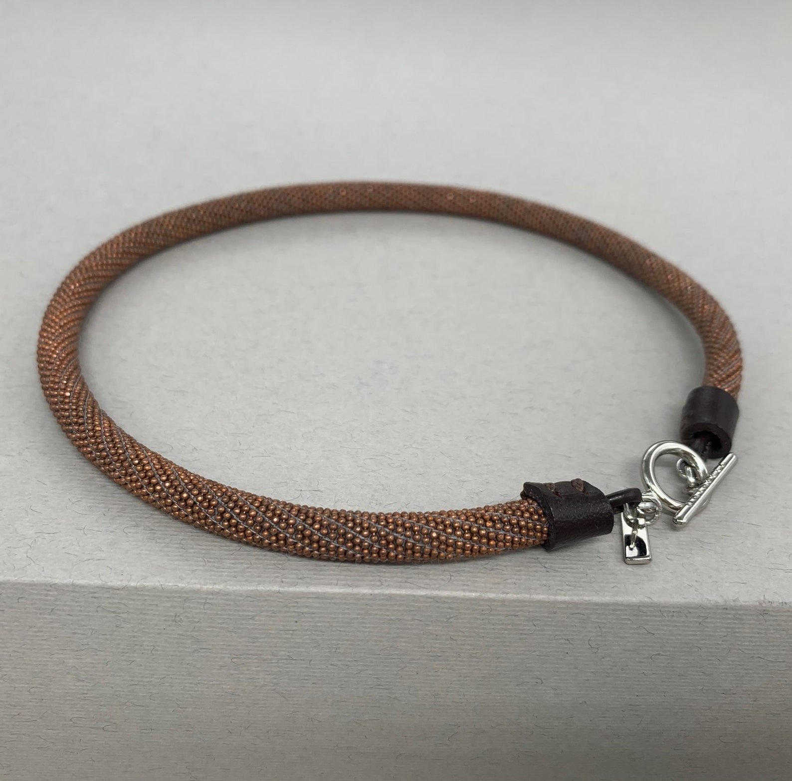 Bronze Color Necklace for Woman. - Etsy