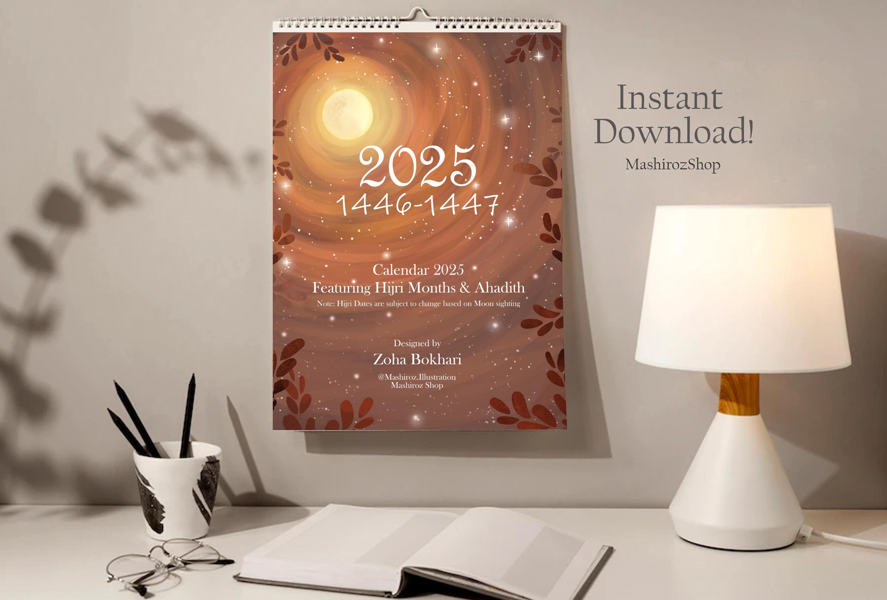 2025 Calendar, Islamic Calendar 2025, Months of Islam, Hijri Calendar ...