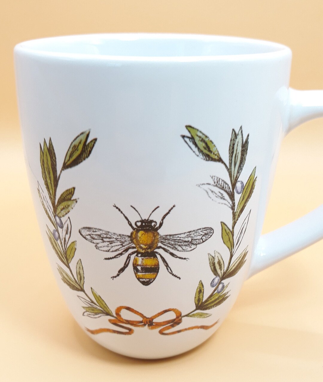 Mary Lake Thompson Honey Bee Olive Branch Coffee Tea Mugs Set - Etsy