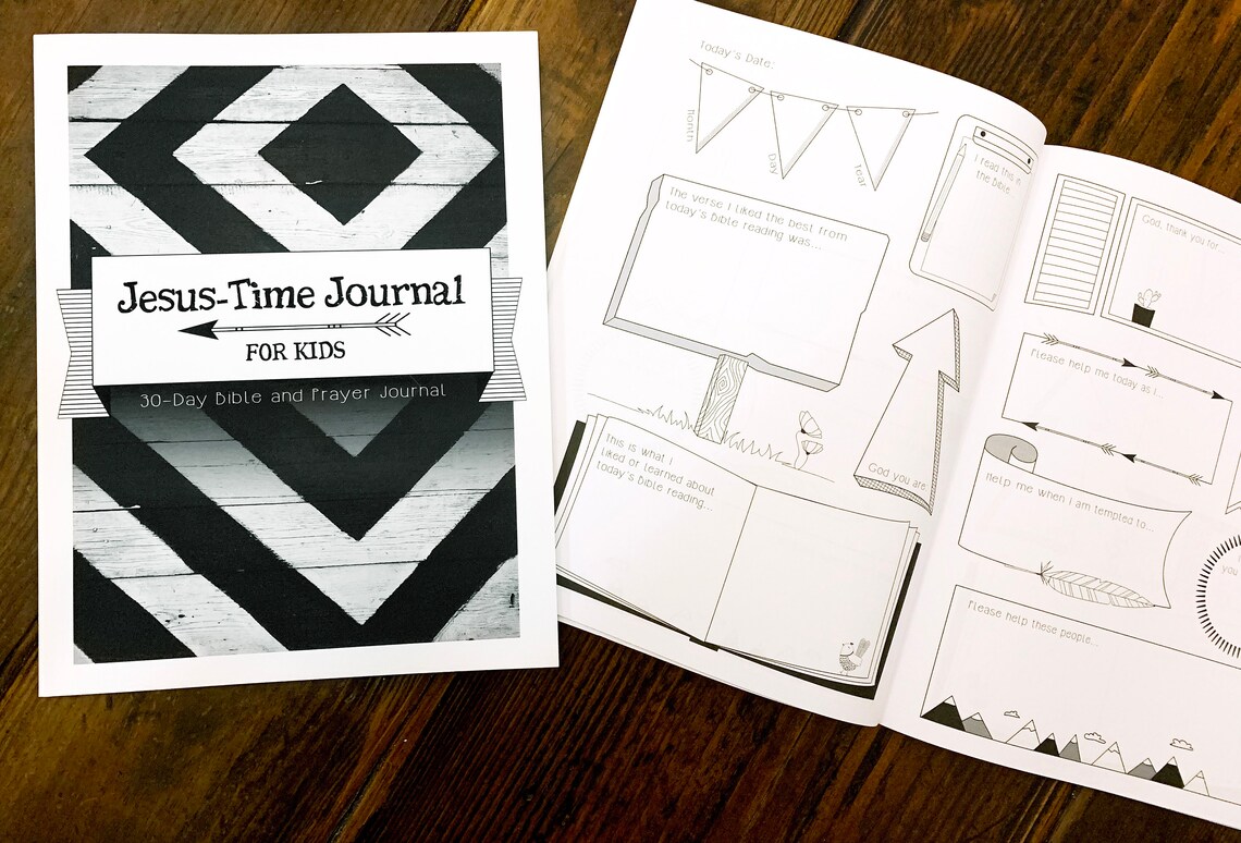 Jesus-time Journal for Kids - PRINTABLE PDF - Etsy