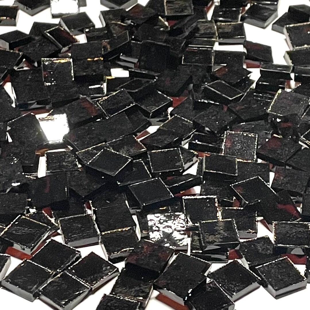 3/8" Transparent Brown Stained Glass Mosaic Tiles - Etsy