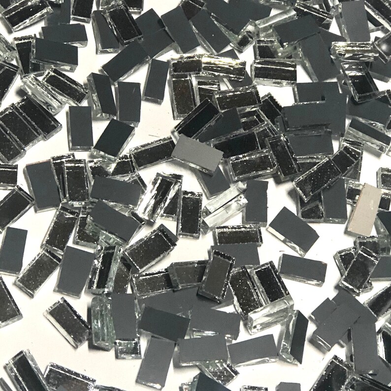 Small Mirror Glass Mosaic Tile Border Pieces - Etsy