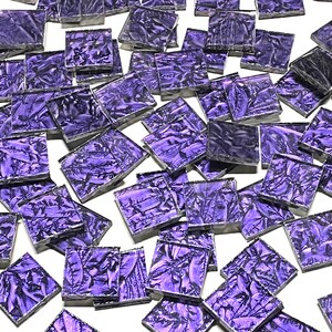 3/4" Violet Van Gogh Stained Glass Mosaic Tiles - Etsy