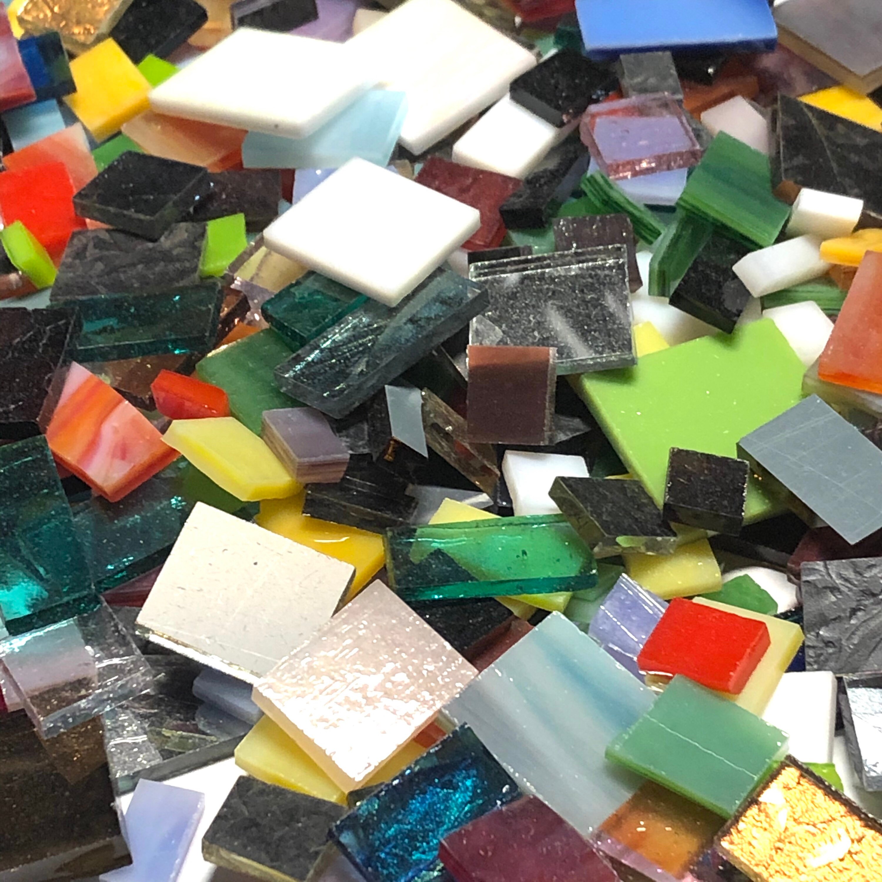 Stained Glass Mosaic Tile Mix - Etsy