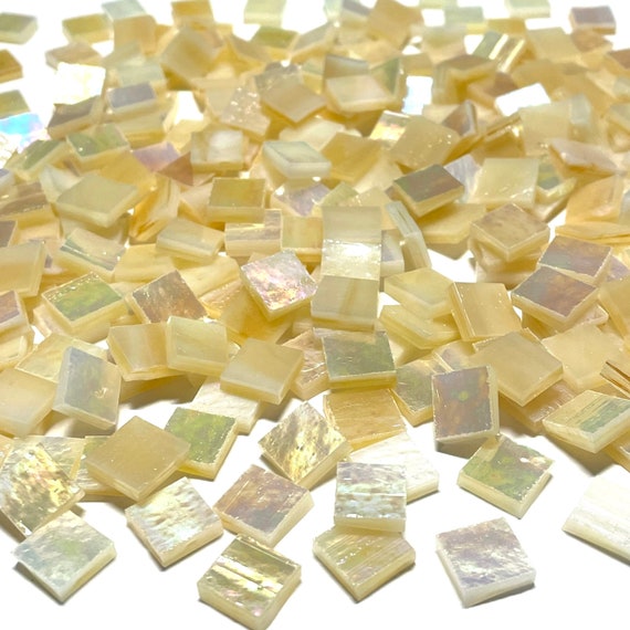 3/8 Tan Stained Glass Mosaic Tiles Sculpting & Forming Craft Supplies ...