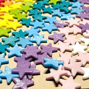 27 Ceramic Star Tiles - Etsy
