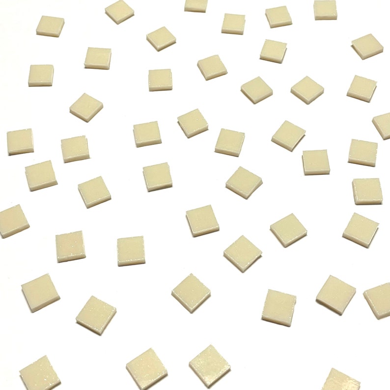 3/8 Tan Stained Glass Mosaic Tiles Sculpting & Forming Craft Supplies ...
