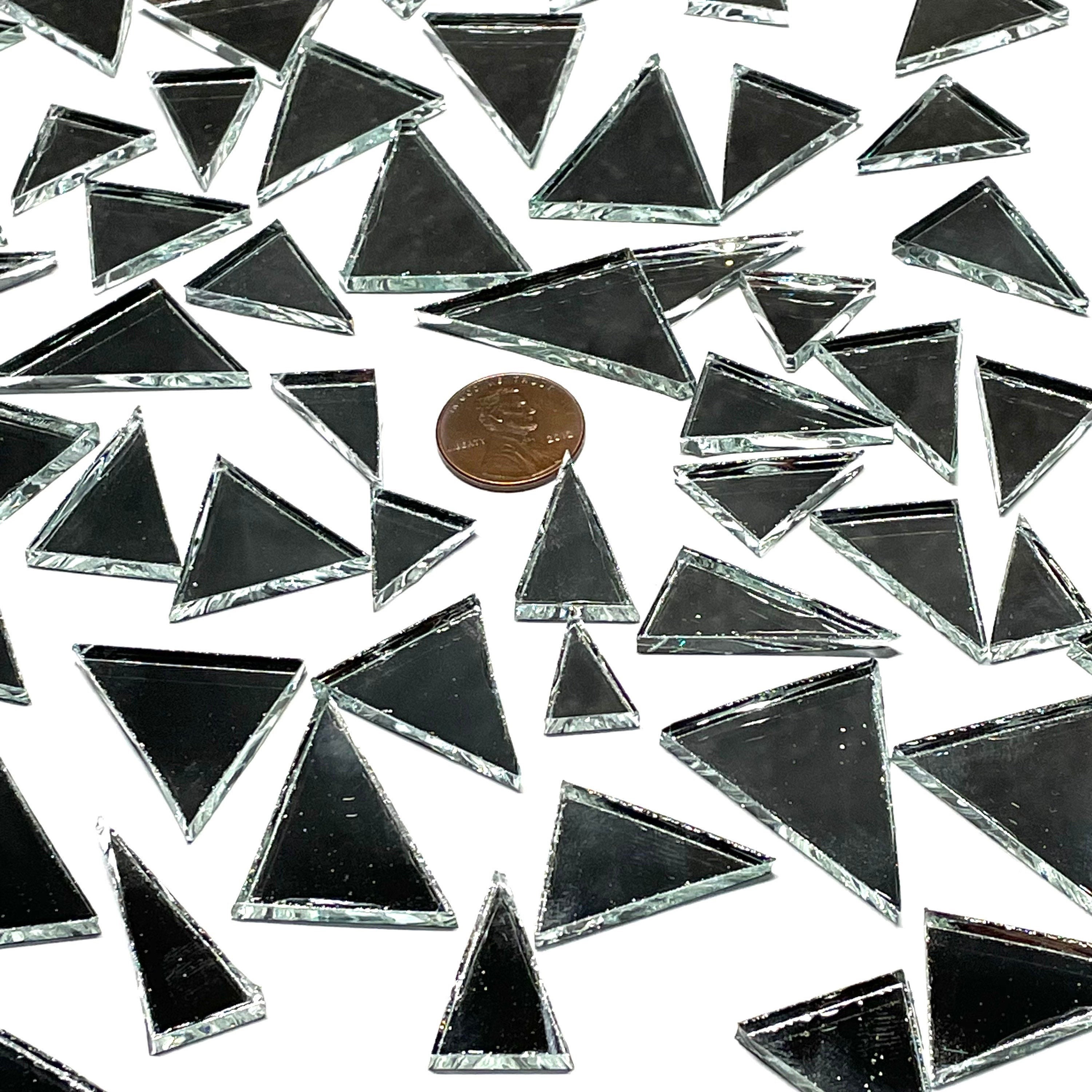 Mirror Glass Mosaic Triangles - Etsy