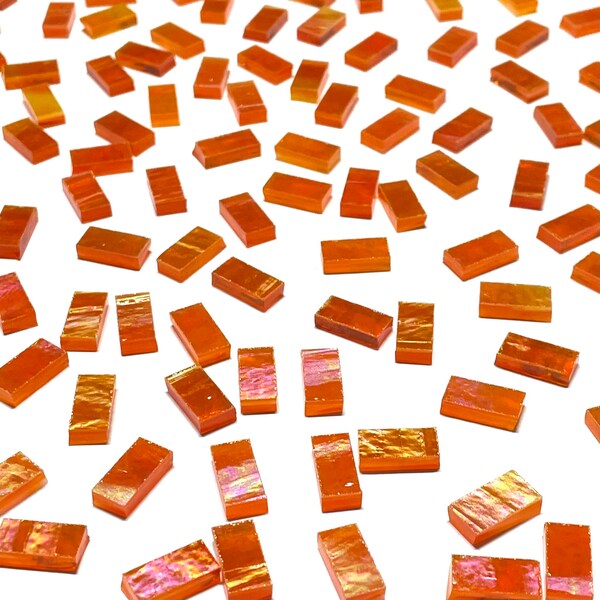Orange Mosaic Tiles - Etsy