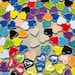 30 Ceramic Heart Tiles - Etsy