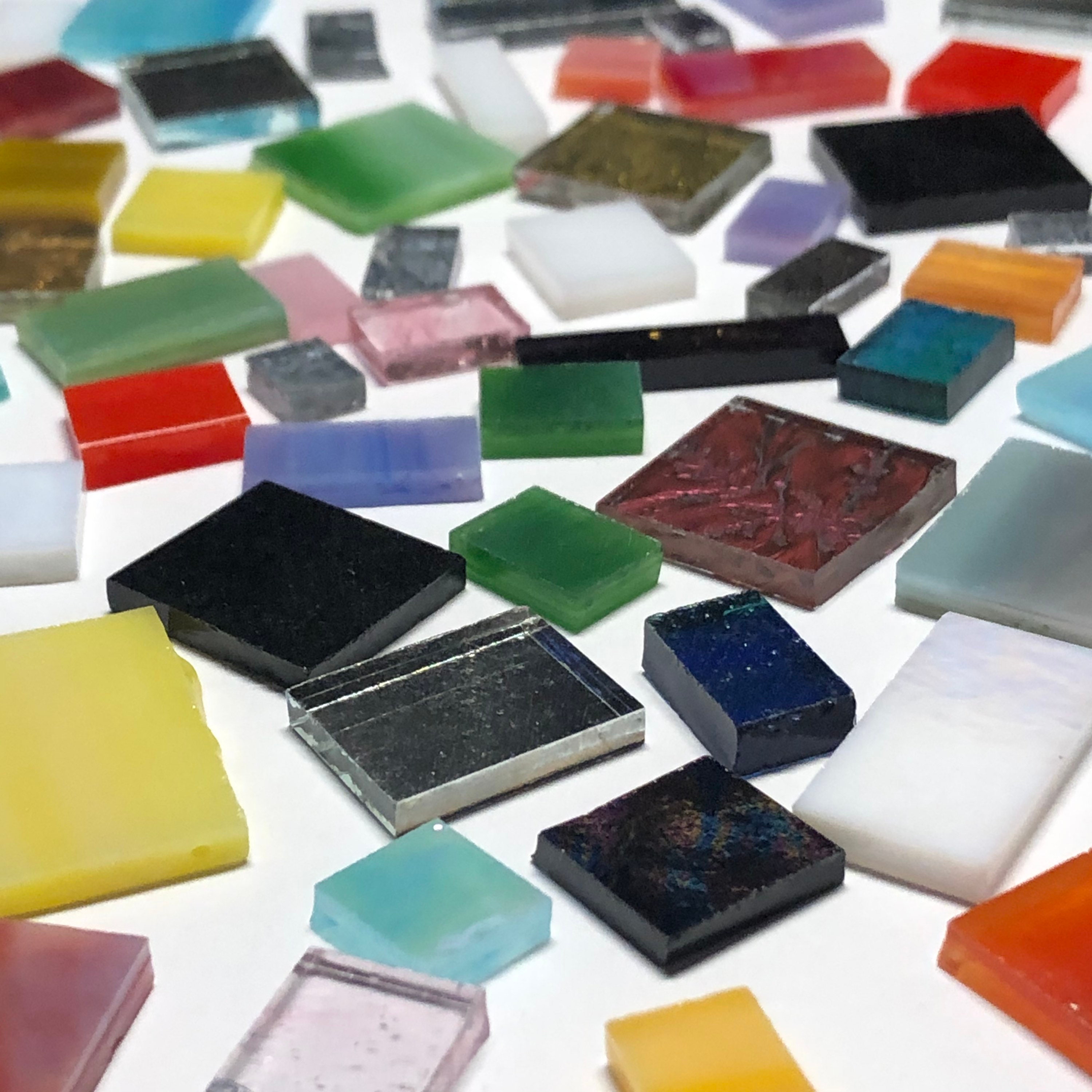 Stained Glass Mosaic Tile Mix - Etsy