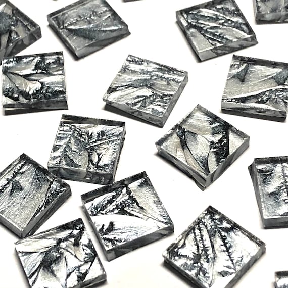 1/2 Silver Van Gogh Stained Glass Mosaic Tiles - Etsy