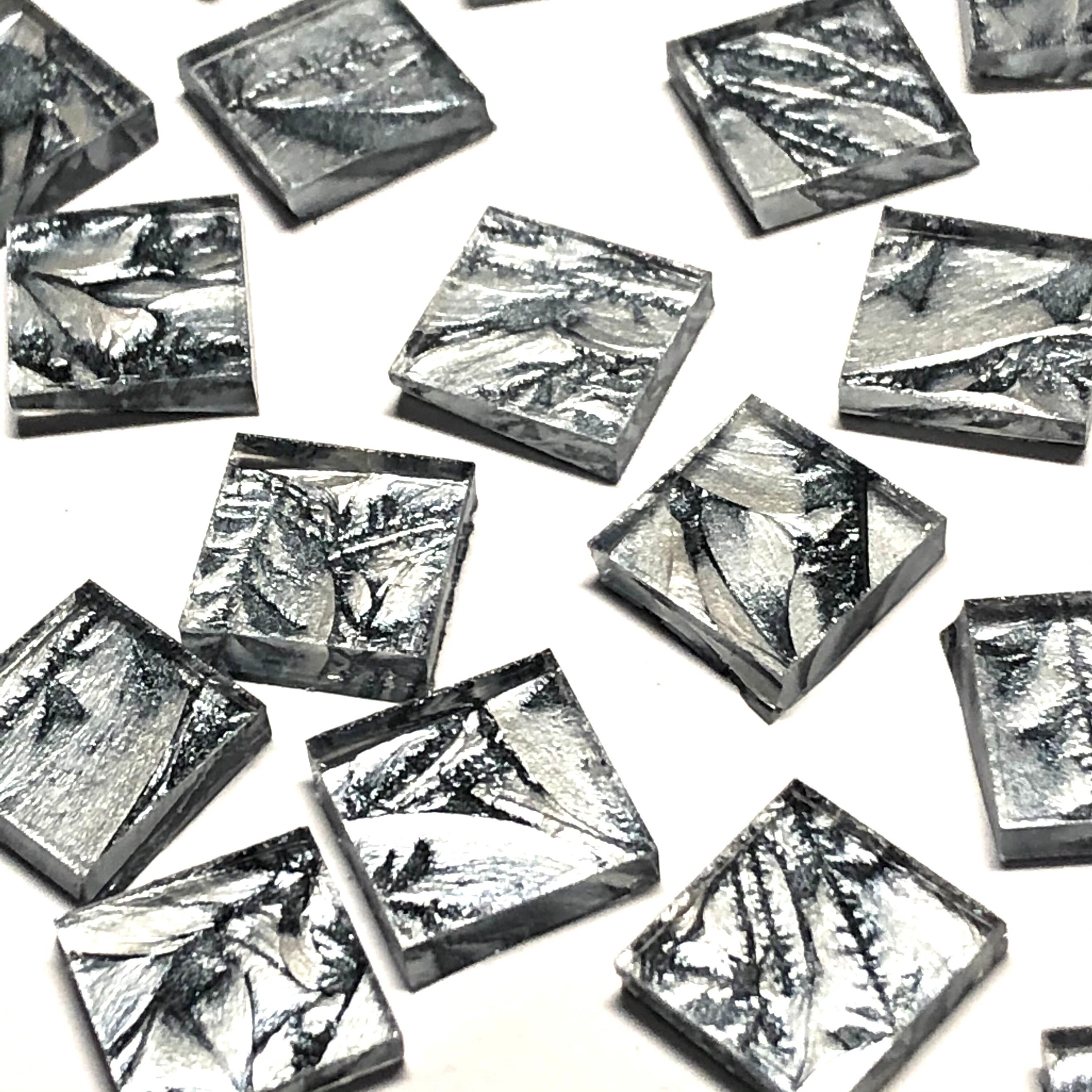 1/2" Silver Van Gogh Stained Glass Mosaic Tiles - Etsy