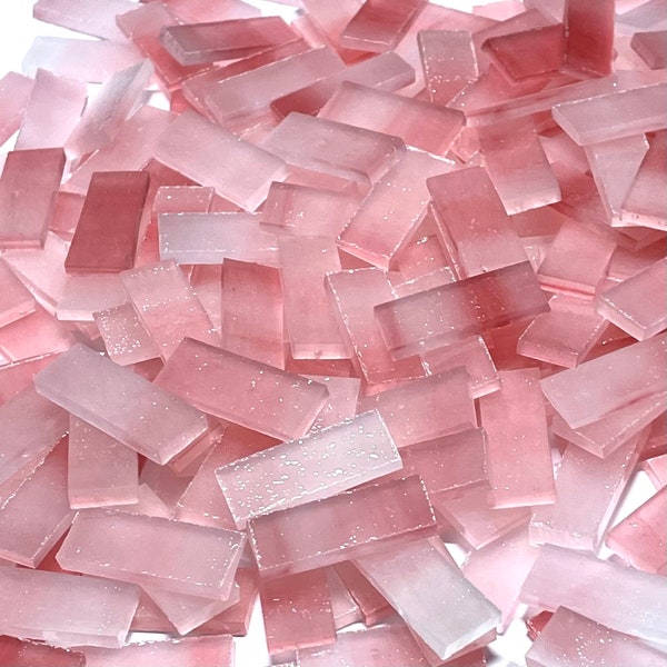 Pink Glass Tiles - Etsy