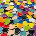 30 Ceramic Heart Tiles - Etsy