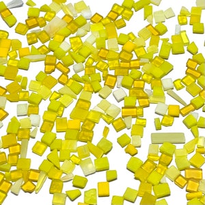 Yellow Stained Glass Mosaic Tile Mix - Etsy