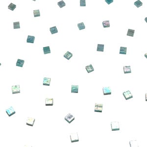 1/4 Iridescent Purple Stained Glass Mosaic Tiles - Etsy