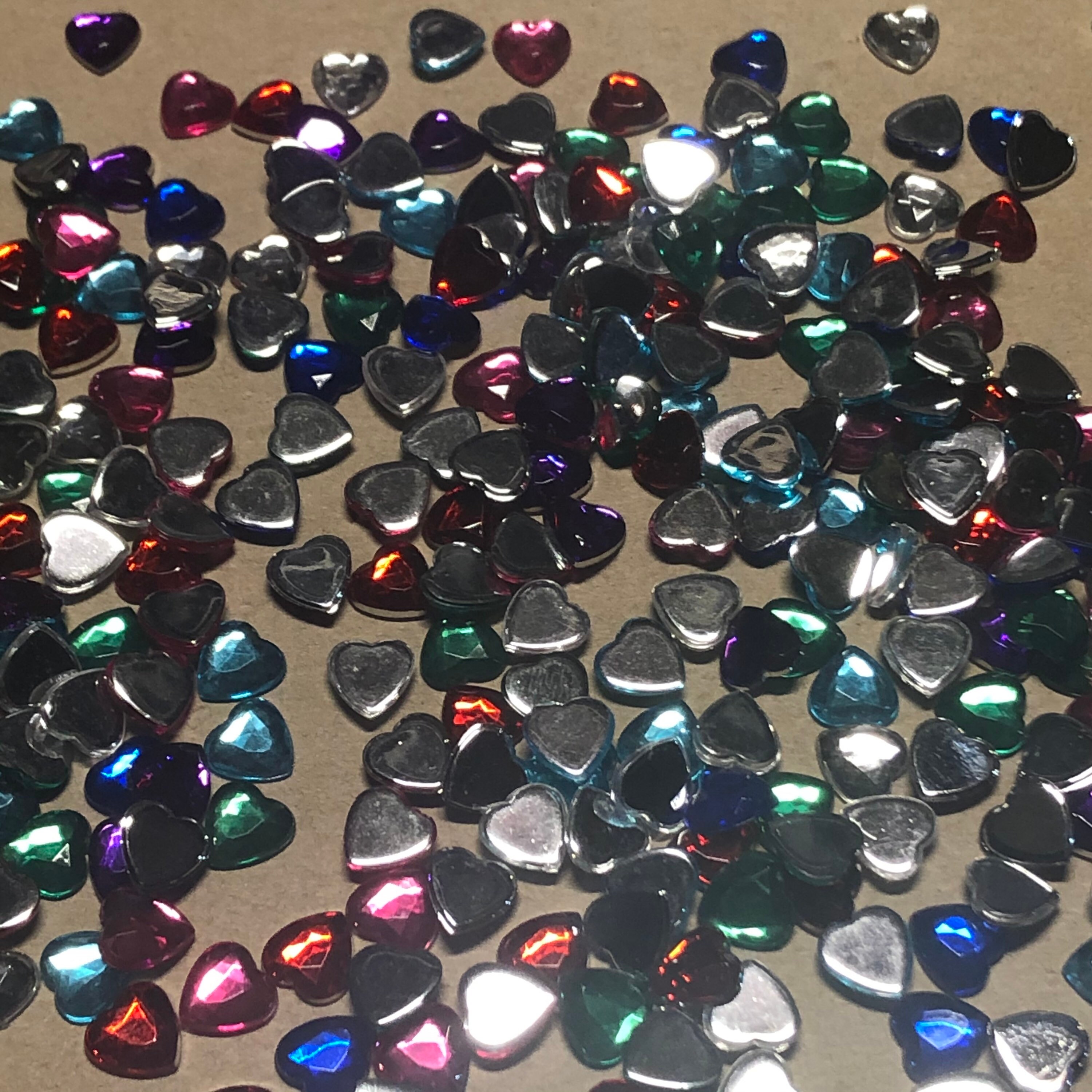 75 Heart Rhinestones | Etsy